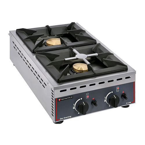 Réchaud 2 feux gaz en profondeur – Climex Froid